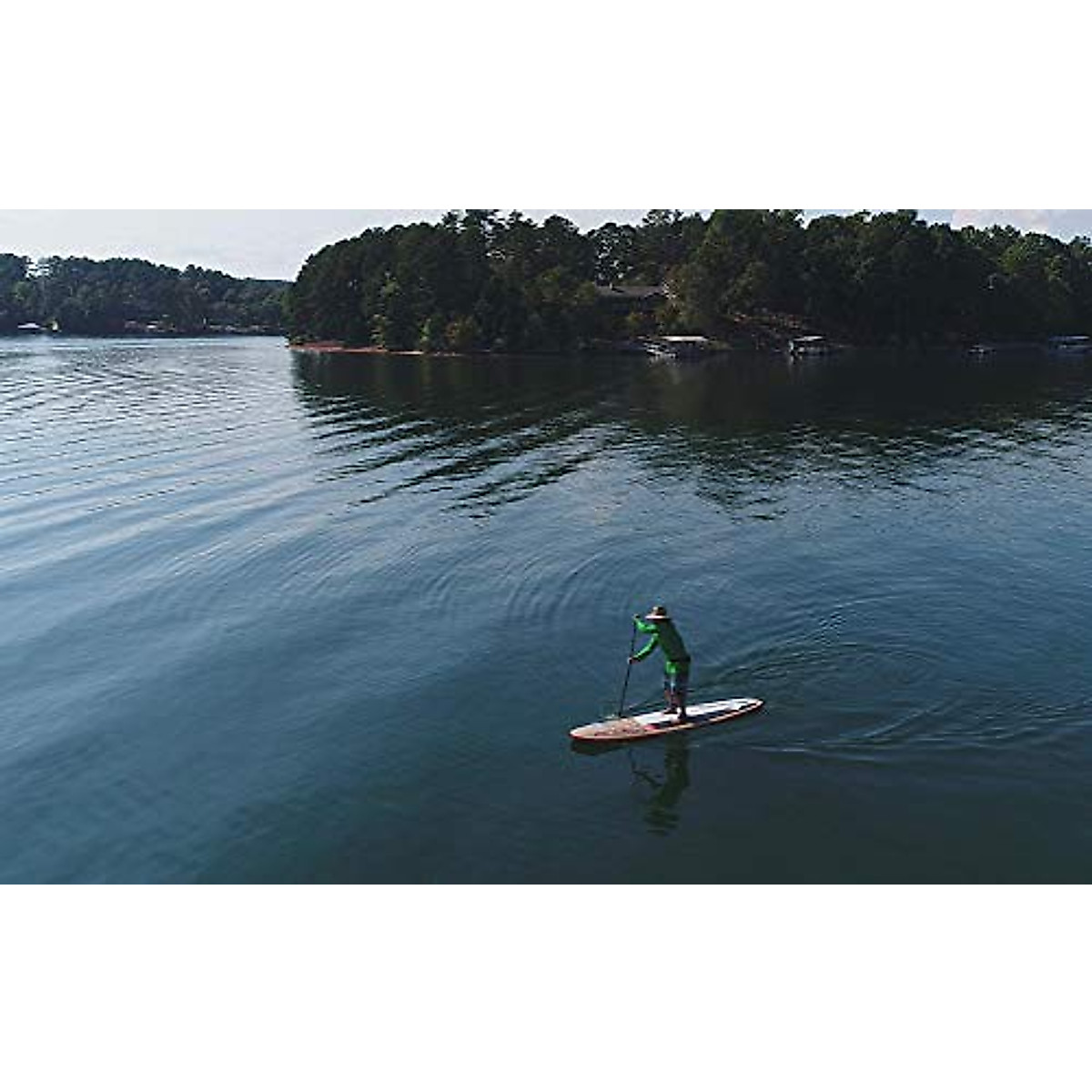 Boardworks Triton | Recreational Stand Up Paddleboard | Bombshell Epoxy Hardboard | 11' 6", Bamboo/Black (4440519518)