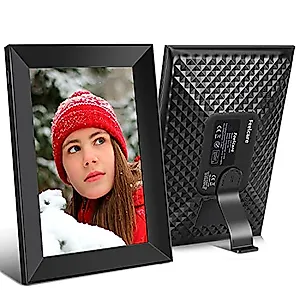 Feelcare 10.1 Inch WiFi Digital Picture Frame, Send Photos or Videos Instantly from Anywhere Via APP, Touch Screen, 1920X1200 Full HD IPS Display, 5GHZ WiFi, Built-in 16GB Storage