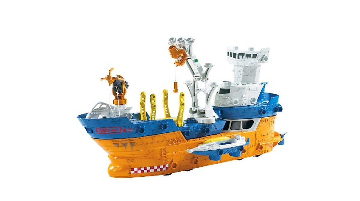 Mattel Matchbox Mega Rig Shark Adventure: Build 30+ Vehicles