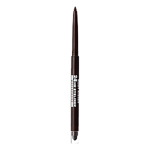 Ruby Kisses Waterproof Eyeliner, 24HR Waterproof Long-Lasting Mechanical Eyeliner Pencil with Built-in Sharpener, Smudgeproof 3 Pack (Dark Brown)