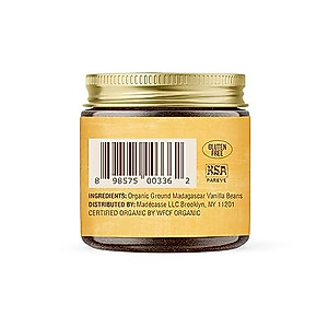 Organic Pure Ground Vanilla Powder | Pure Madagascar Grade A Ground Vanilla Beans for Bakers, Chefs, Ice Cream Makers, and Home Cooks | Beyond Good Vanilla