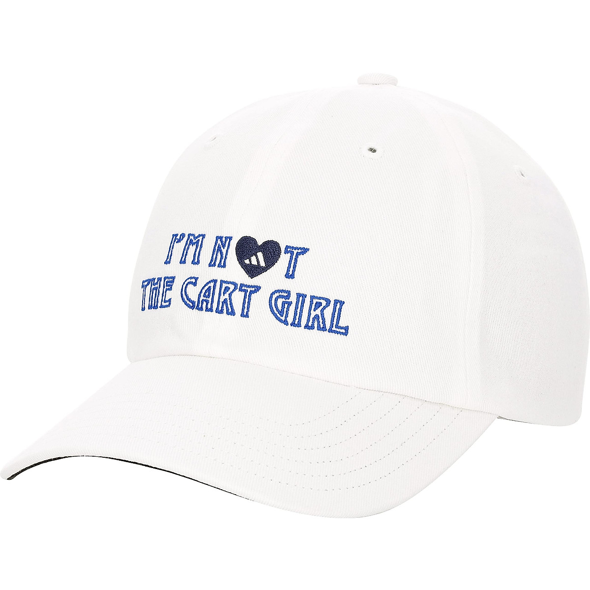 adidas Women's I'm Not The Cart Girl Hat, White, One Size
