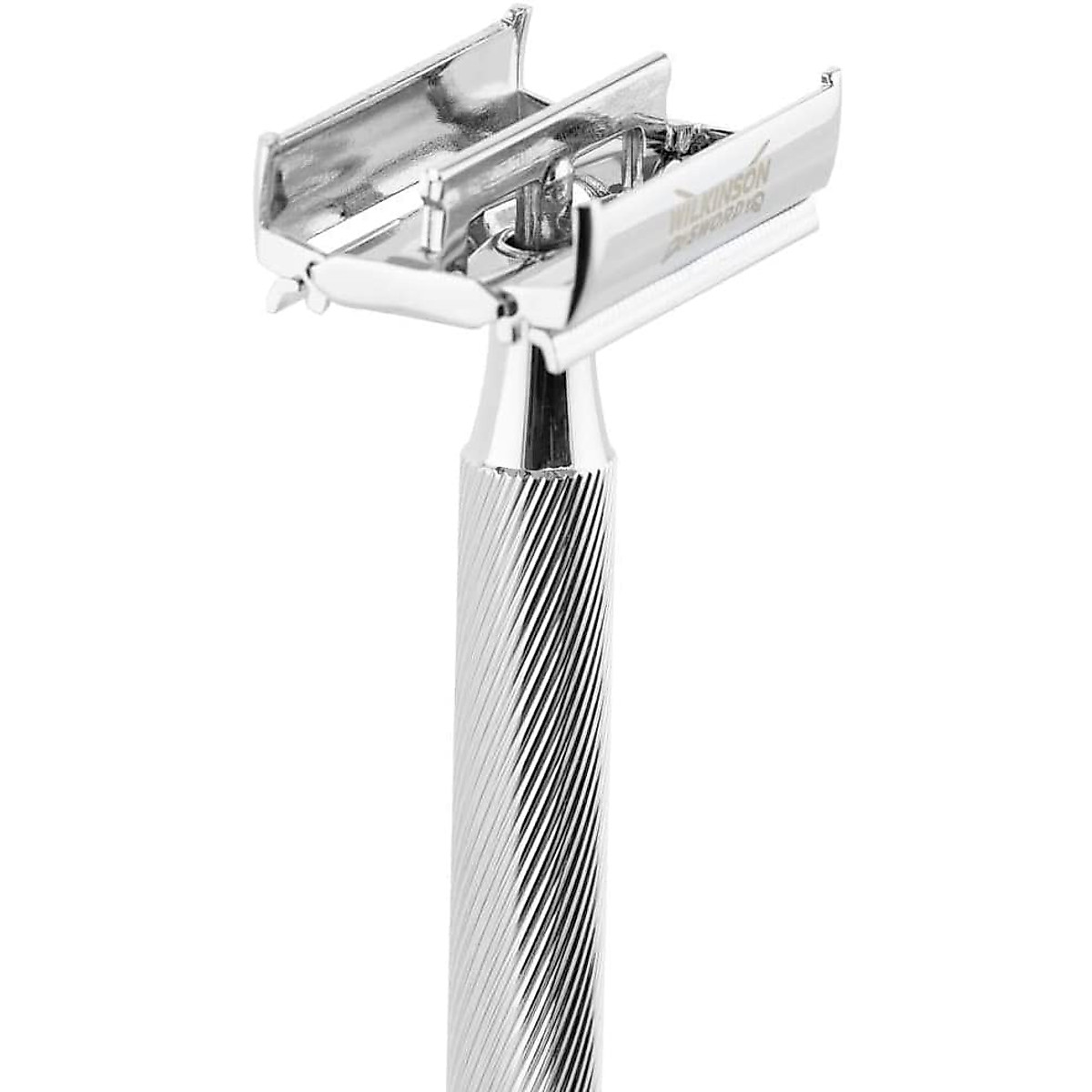 Wilkinson Sword Classic Double Edge Premium Men’s Metal Safety Razor with x5 Refill Blades