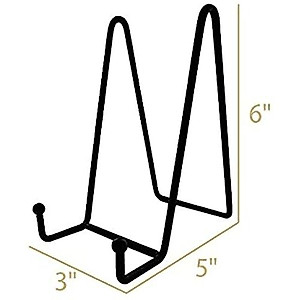 Black geometric N-shaped rack, display rack, iron decorative porcelain plate rack, photo frame, handicraft rack