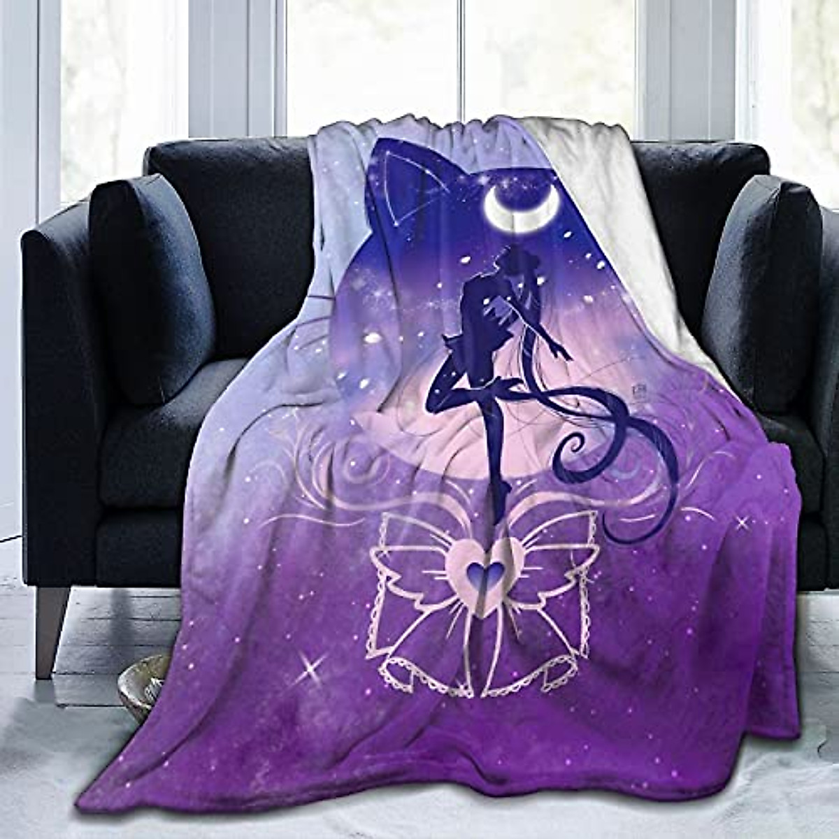 Throw Blanket Fleece Plush Flannel Soft Warm for Couch Bed Sofa Living Room 60"x50"