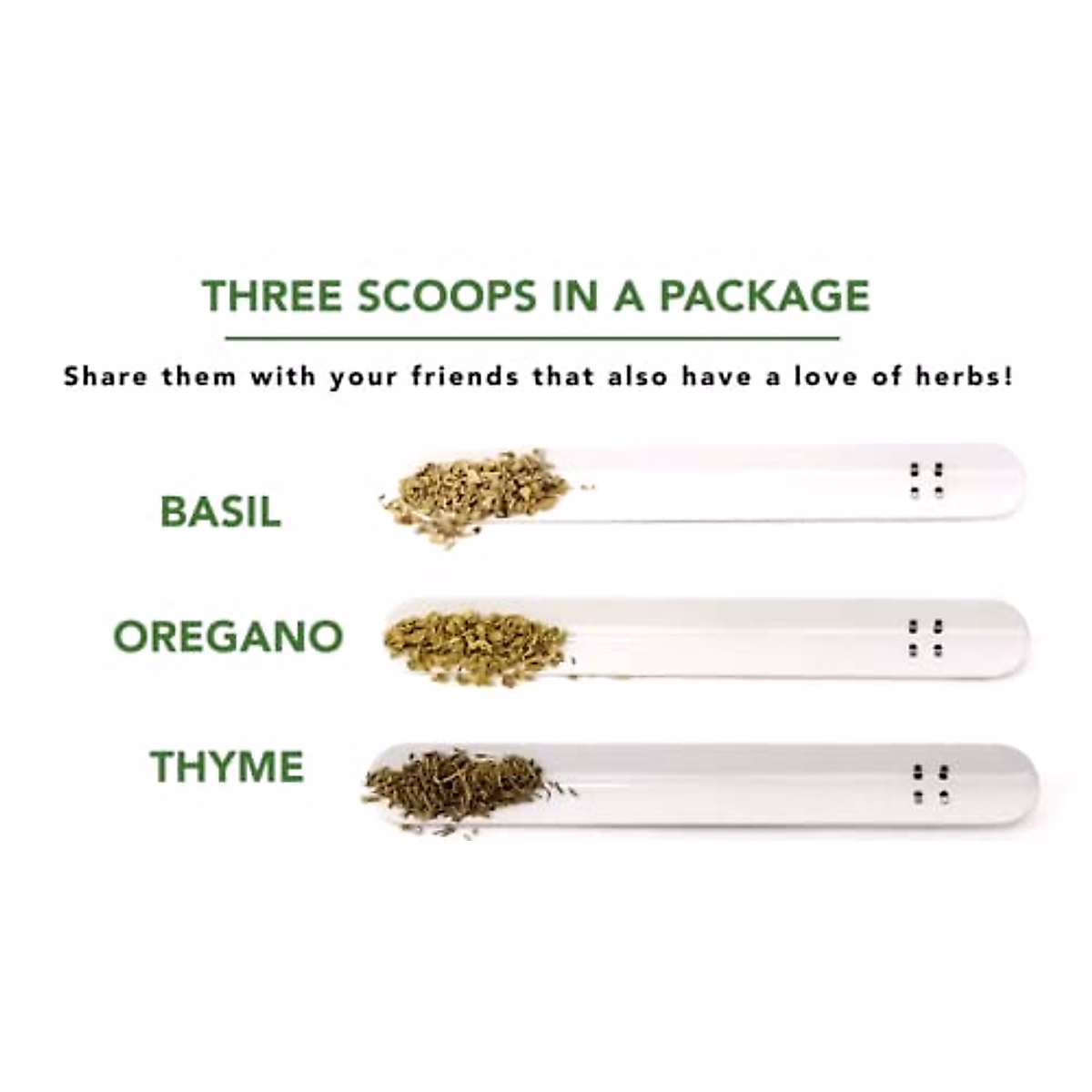 Herb Scoop | Herb Grinder Accessories | Dry Herb Scoop | Works with Grinders | Add Herbs for Cooking |