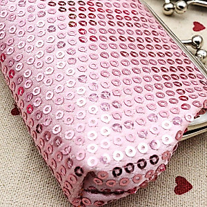 8 Pcs Sparkly Bling Coin Purses Sequin For Girl,Diva Party Favors For Xmas presents