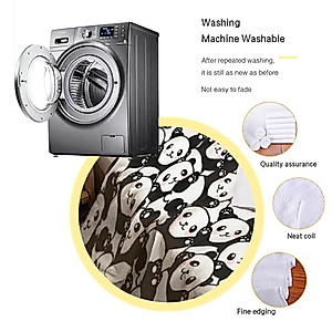 BBKD Panda Fleece Throw Blanket for Bed 40" x 30", Panda Lightweight Super Soft Plush Flannel Throw Blanket for Women, Men and Kids