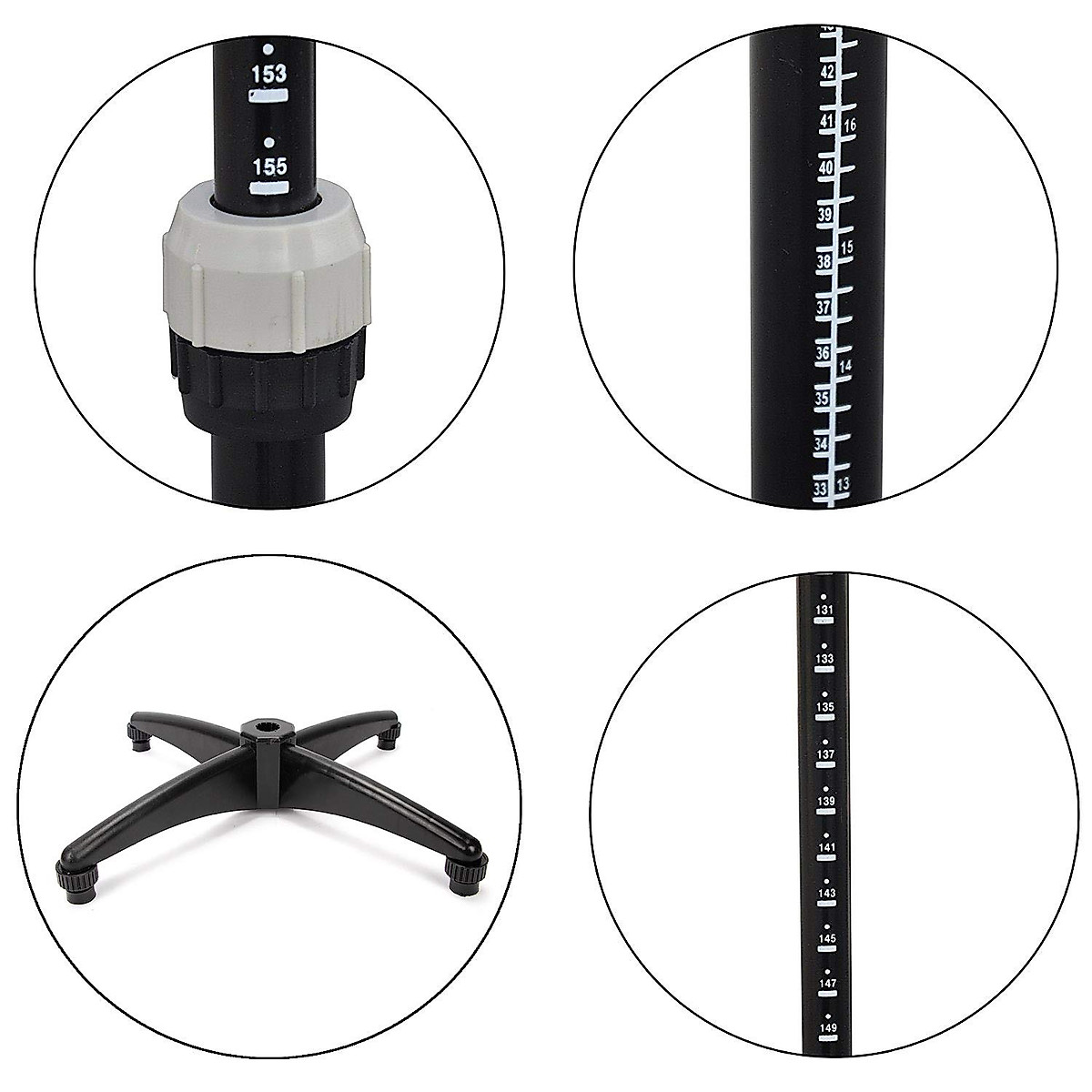 BHD BEAUTY Blue 13 Dials Female Fabric Adjustable Mannequin Dress Form for Sewing, Mannequin Body Torso with Tri-Pod Stand, Up to 70" Shoulder Height. (Large)