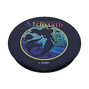 Disney Little Mermaid Ariel Silhouette Rainbow PopSockets PopGrip: Swappable Grip for Phones & Tablets
