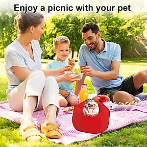 SEZDEKI Hedgehog Bed - Pet Bean Bag Bed Small Animal Chair Cozy Sack with Removable Cover Washable Calming Sleeping Cushion Cage Accessories for Hedgehog Sugar Glider Hamster Bearded Dragon