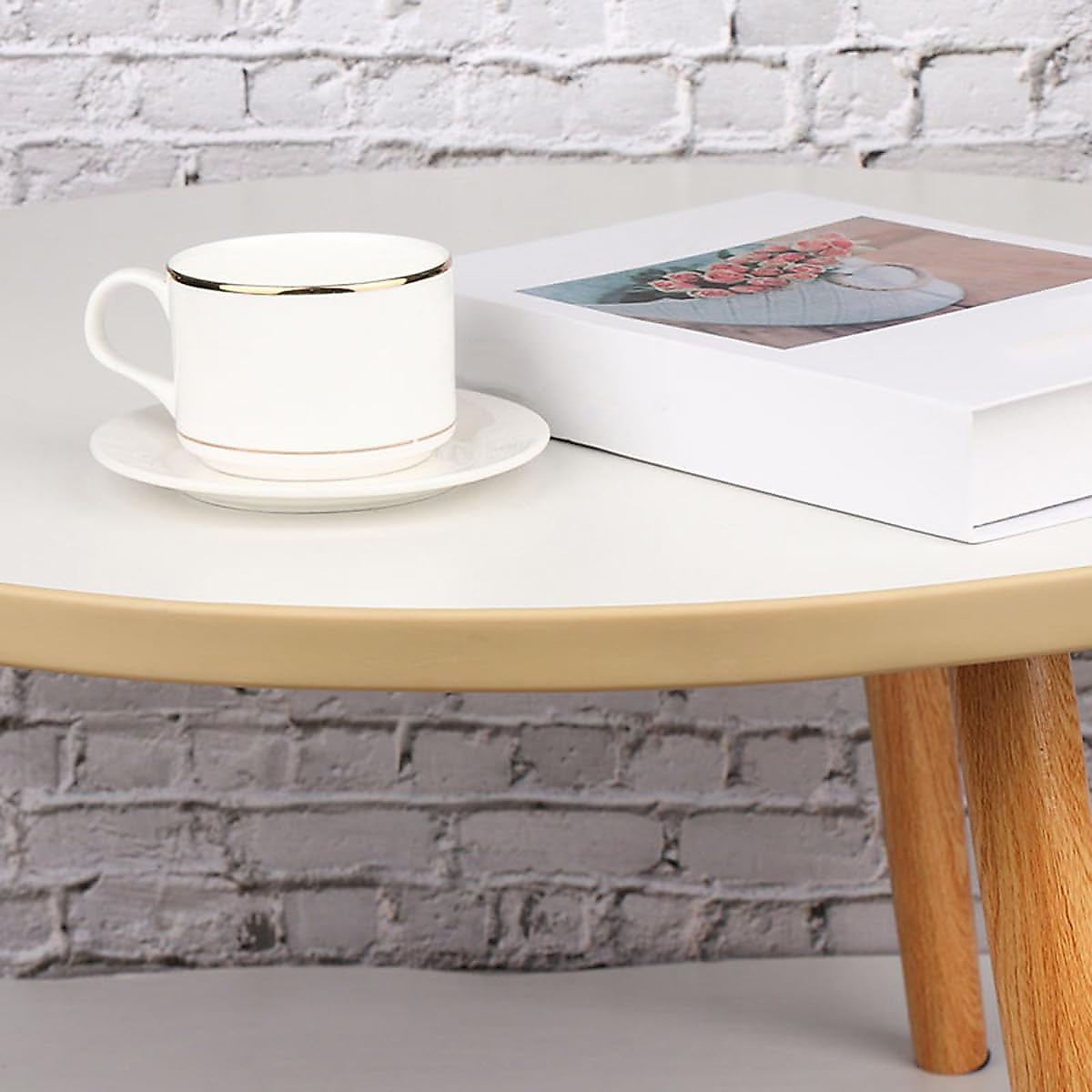 homeemoh U-Shape Edge Banding Self Adhesive Veneer Edging Trim 40mm x 5m Furniture Edge Protector for Table Cabinets Shelves