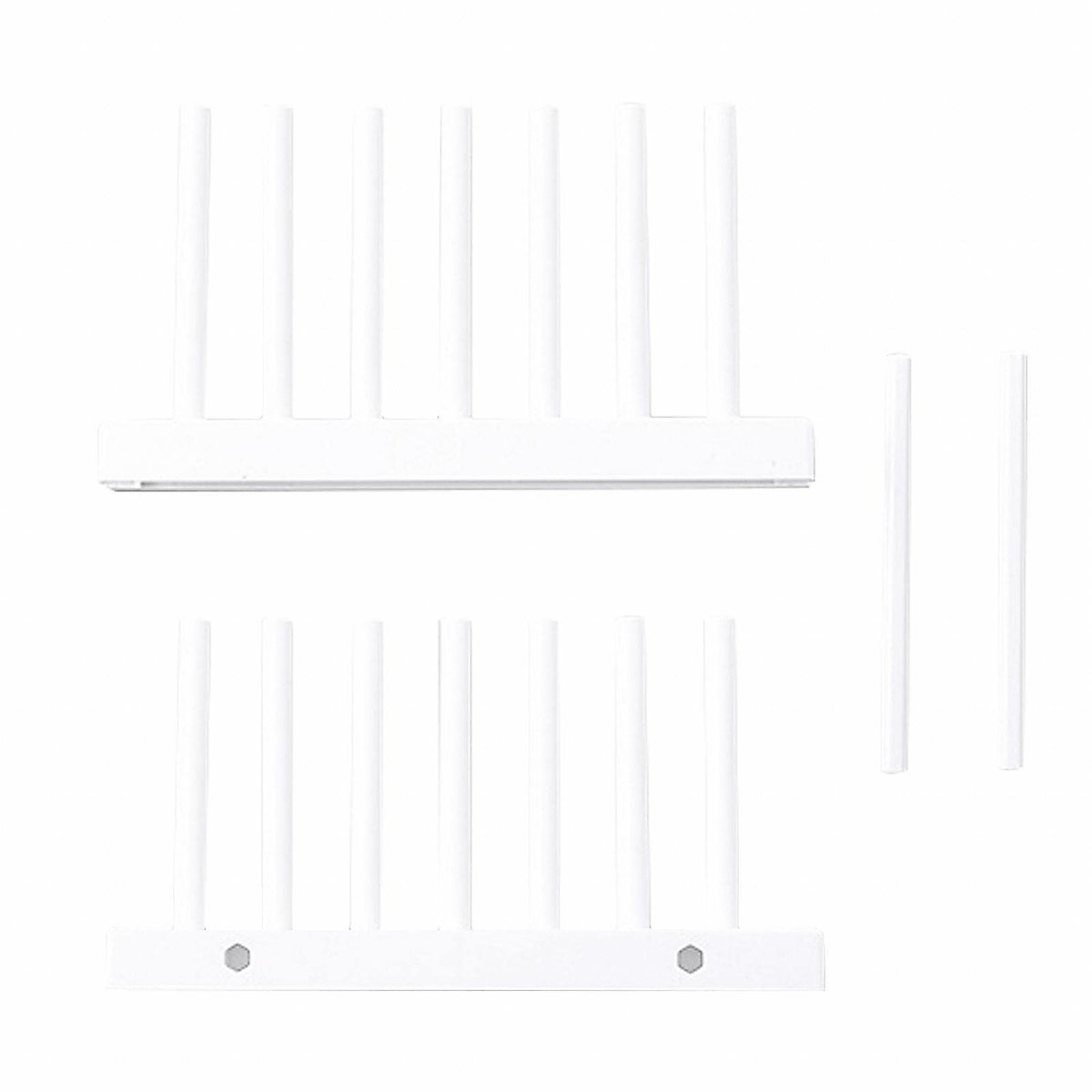 Bundle of Creative Grids Log Cabin Trim Tool for 8" Finished Blocks Quilt Ruler (CGRJAW1) and Rising Star Log Cabin Pattern by Cut Loose Press
