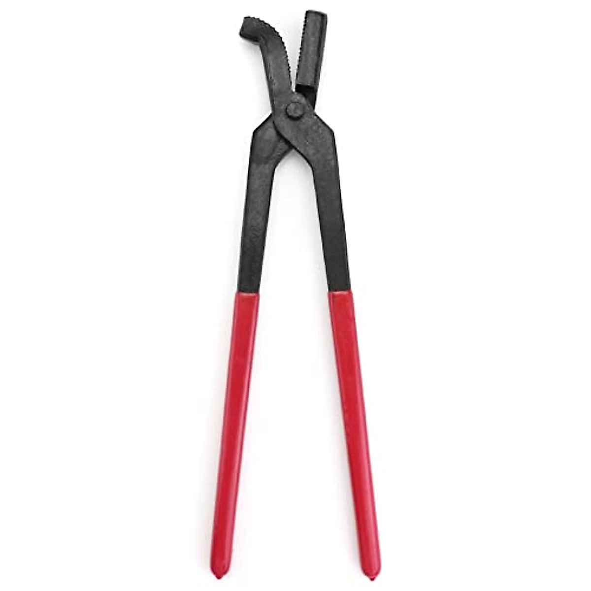 QWORK Horseshoe Pliers, 14" Horseshoe Nails Clincher, Hoof Nail Clincher Care Farrier Tool, Steel, Hoof Nippers, for Trimming Horse Hooves, 1 Pack