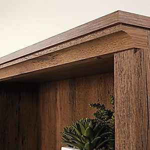 Sauder Miscellaneous Storage 5-Shelf/ Book Shelf 2-Door Bookcase, Vintage Oak finish