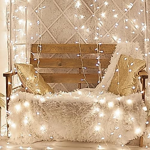 Outdoor Fairy 1080 LED String Lights 364FT - 8 Modes, Remote & Plug-in | Waterproof, Perfect for Christmas, Halloween, Bedroom & Party Decorations (Cool White)