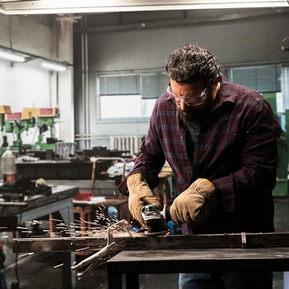 Metabo HPT 18V MultiVolt™ 4-1/2-Inch Cordless Angle Grinder, Tool Only - No Battery, Paddle Switch, 8,000 RPM, 5 Safety Features, Auto Mode, G1812DFQ4