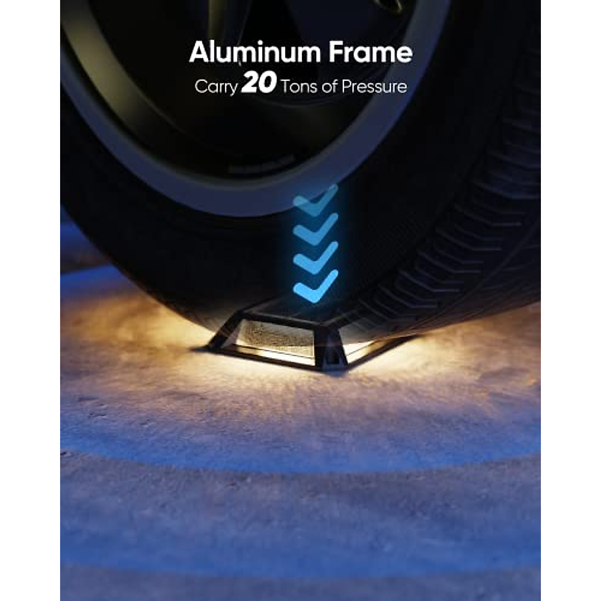 JACKYLED 8-Pack Solar Deck Lights Solar Powered Dock Lights IP68 Waterproof Outdoor LED Driveway Marker Lights Step Lighting for Garden Sidewalk Pathway Runway Yard (Warm White)