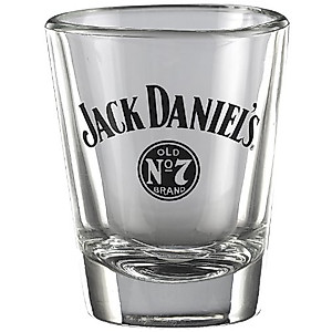 Jack Daniel's Licensed Barware Swing Shot Glass, 1 Count (Pack of 1), Clear