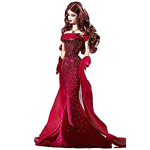 Barbie B3415 2002 Birthstone July Ruby Doll