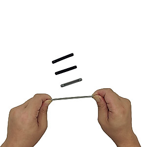 Soft Silicone Eyeglasses Temple Tips Sleeve Retainer,Anti-Slip Elastic Comfort For Spectacle Reading Glasses Sunglasses Eyewear。（9Pairs)（3 pairs -Clear 3 pairs -Gray 3 pairs -Black）