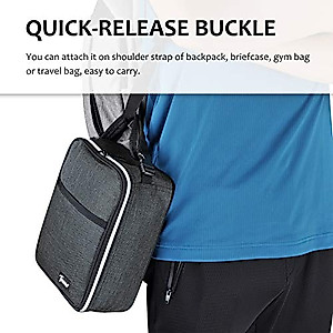 Small Insulated Lunch Bag for Men Women, Mini Portable Reusable Thermal Lunch Box Cooler Tote for Adults & Kids, Charcoal