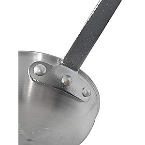 10 Inch Natural Finish Aluminum Frying Pan, Fry Pan, Commercial Grade - NSF Certified