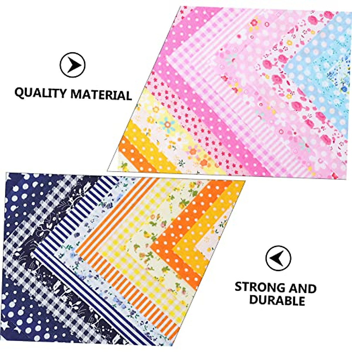 56pcs Small Floral Cloth Group Cotton Percale Sheets Quilting Fabric Handmade Gifts Precut Fabric Scraps Handmade Cotton Fabric DIY Printing DIY Material DIY Craft Cotton Fabric