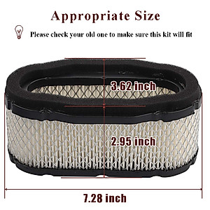 HONEYRAIN 11013-7024 Air Filter Tune up Kit for Kawasaki FH721V FH601V FH641V FH680V 4 Stroke Engine GT245 GX255 GX335 Lawn Tractors Replace 11013-7027 11013-7005 11013-7009 11029-7012 M150949