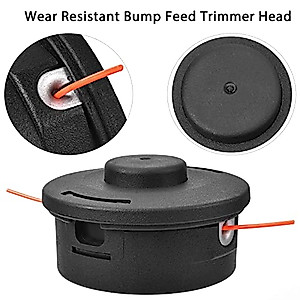 HENTROY 25-2 Bump Feed Trimmer Head for Stihl Weedeater FS55 FS55R FS56 FS56RC FS70 FS70R FS80 FS85 FS90 FS91R FS94R FS100RX FS110 FS120 FS130 FS131 FS240 FS250