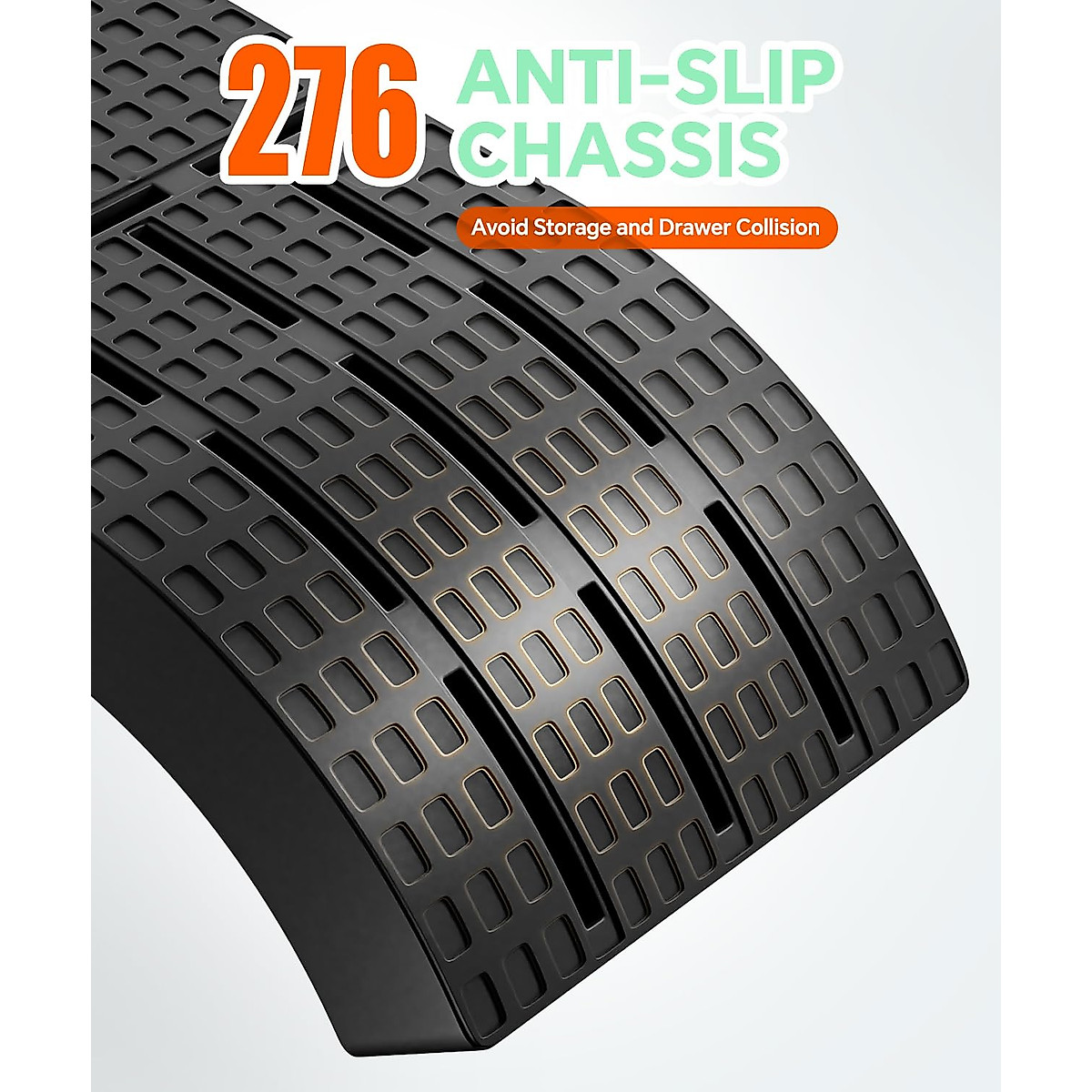 EUHOME Silicone Silverware Drawer Organizer Tray