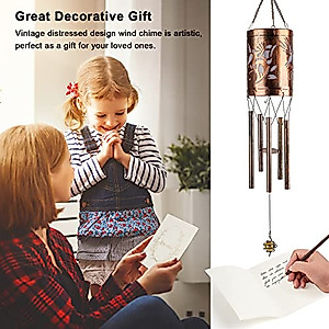 RIMICAB Hummingbird Wind Chime, Solar Wind Chimes, Outdoor LED Garden Lantern Memorial Wind Chime Hanging Home Decor for Garden Patio Yard, Gift for Women Mom Grandma, Christmas Thanksgiving