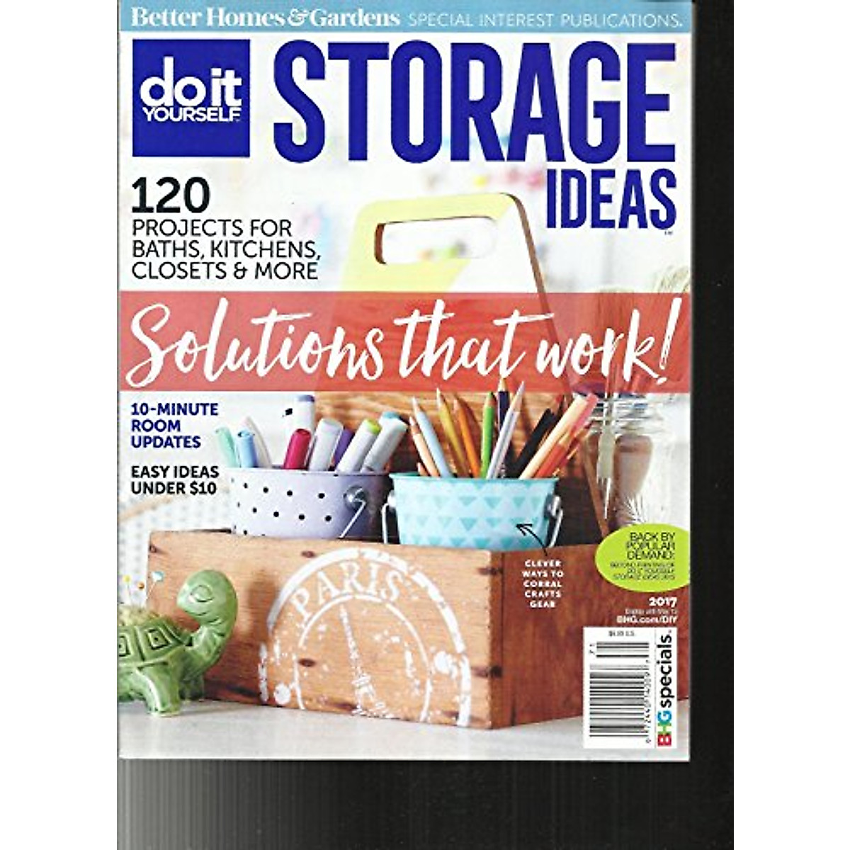 DO IT YOUR SELF, STORAGE IDEAS MAGAZINE, ISSUE, 2017 BACK BY POPULAR DEMAND