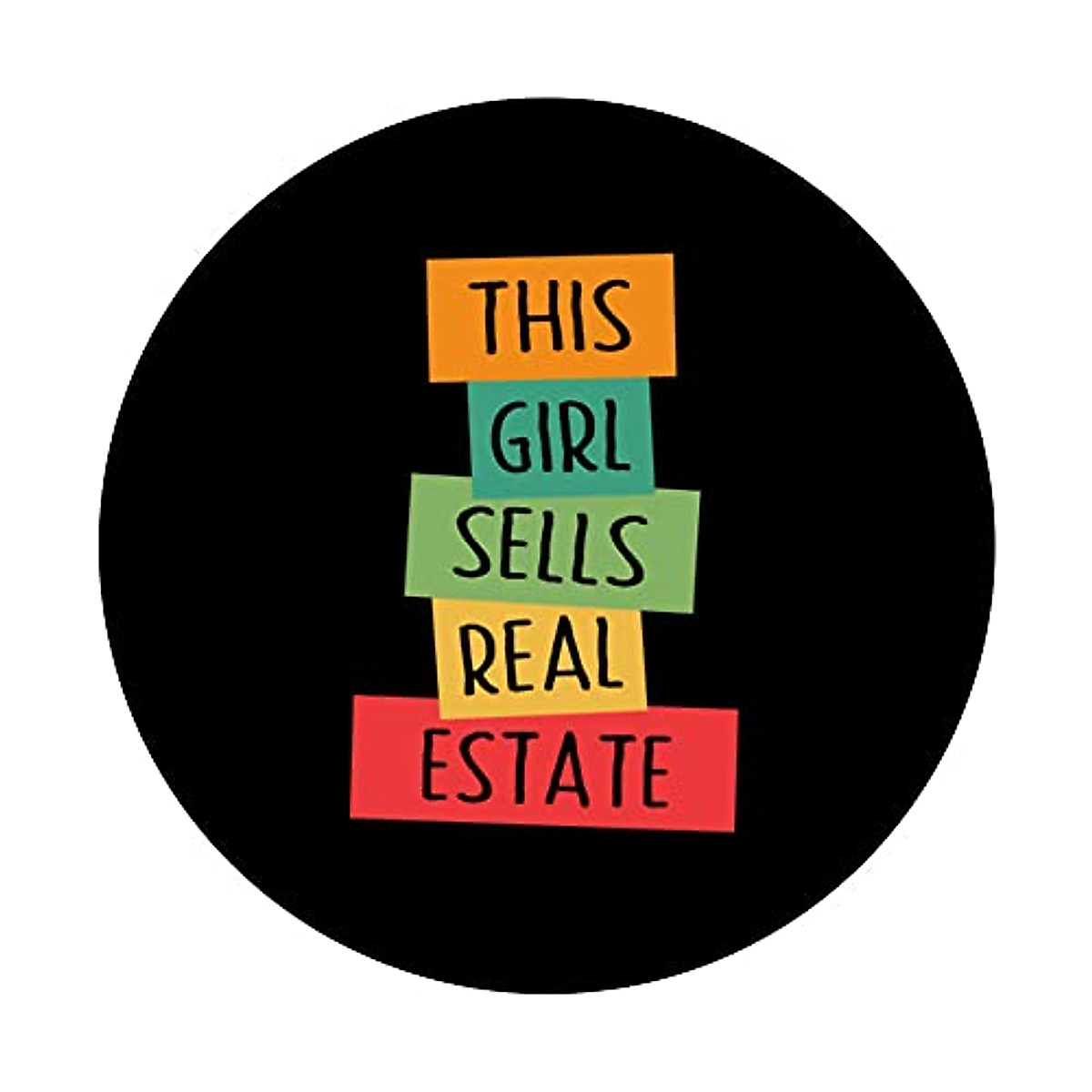 This Girl Sells Real Estate Agent Realtor Broker For Women PopSockets Swappable PopGrip