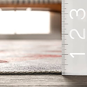 nuLOOM Meg Diamond Stain-Resistant Machine Washable Area Rug