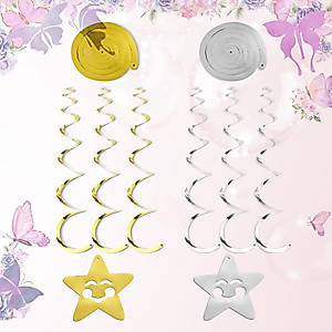 36 pcs 3D Butterfly Party Ornament, 3 Sizes 3 Styles, Hanging Swirls Party Supplies for Party Wedding Birthday Nursery Baby Shower Girls Bedroom DIY Gifts Decoration Supplies.…