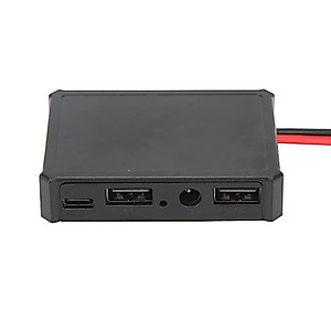 UPQRSG Solar Connector, Copper Wire Solar Panel Adaptor Kit Tool with Type C DC USB Interface, Plug Play Connect Solar Panel Controller, for Solar System Phone Charging