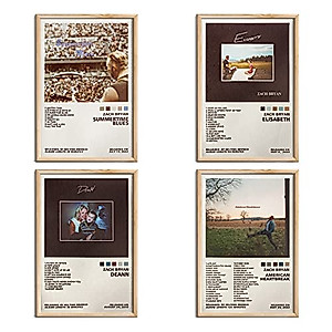 ManRule Zack Bryan Posters Set of 6 Album Cover Posters 8 by 12 inch Music Posters for Room Aesthetic Canvas Wall Art for Teens Room Decor UNFRAMED (Zack Bryan)
