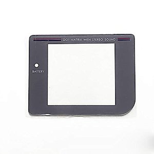 Replacement Glass Screen Lens Cover for Gameboy Game Boy GB DMG Original System - Light Grey