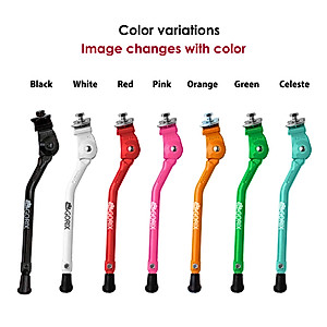 GORIX Bike Kickstand Side Road Mountain Bicycle Adjustable Portable (GX-KC22AAJ-Z(Global Edition)) (Pink)