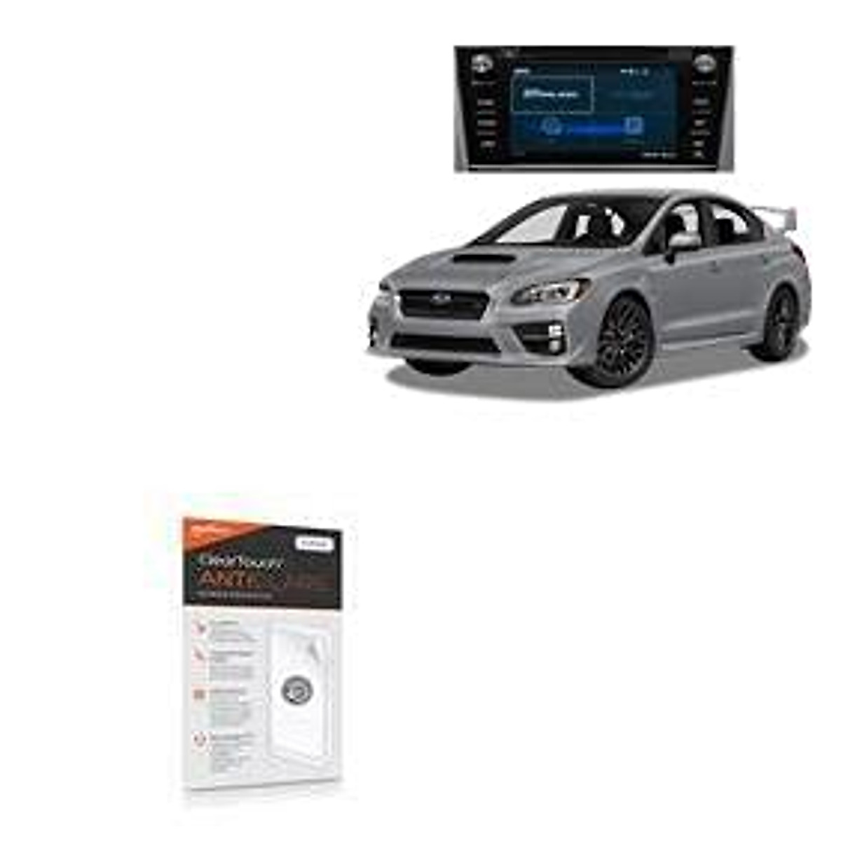 BoxWave Screen Protector Compatible With Subaru 2018 WRX Display (7 in) - ClearTouch Anti-Glare (2-Pack), Anti-Fingerprint Matte Film Skin