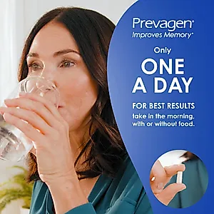 Prevagen Improves Memory - Regular Strength 10mg, 30 Capsules with Apoaequorin & Vitamin D & Prevagen 7-Day Pill Minder | Brain Supplement for Better Brain Health, Supports Healthy Brain Function