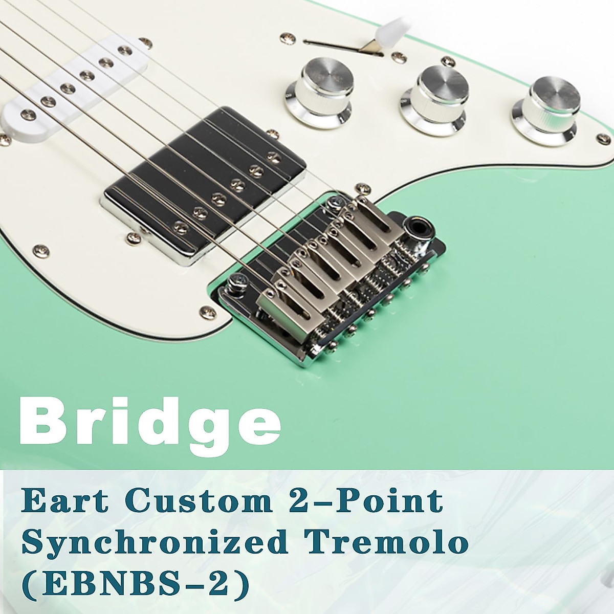 EART CP.1 Electric Guitar 6-String Solid-Body,S-S-H Pickups, Music Style Switching, Clear Tone, Meeting Various Needs