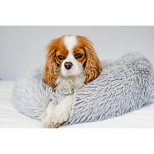 Generic Small Dog Bed, Faux Fur and Polyester, 28"x28", Machine Washable