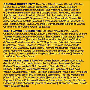 PEDIGREE DENTASTIX Large Dog Dental Care Treats Original, Beef & Fresh Variety Pack, 2.73 lb.Pack (51 Treats)