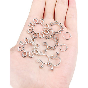 Kadogohno Fake Nipple Piercing, Fake Nipple Rings, Fake Nipple Ring, Nipple Rings Non Piercing, Fake Nipple Piercings, Faux Nipple Piercing