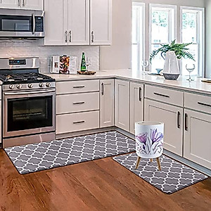 Round Trash Can with Press Lid Floral artwork purple Watercolor Hand painted bouquet transparent Small Garbage Can Trash Bin Dog-proof Trash Can Wooden Legs Waste Bin Wastebasket 7L/1.8 Gallon