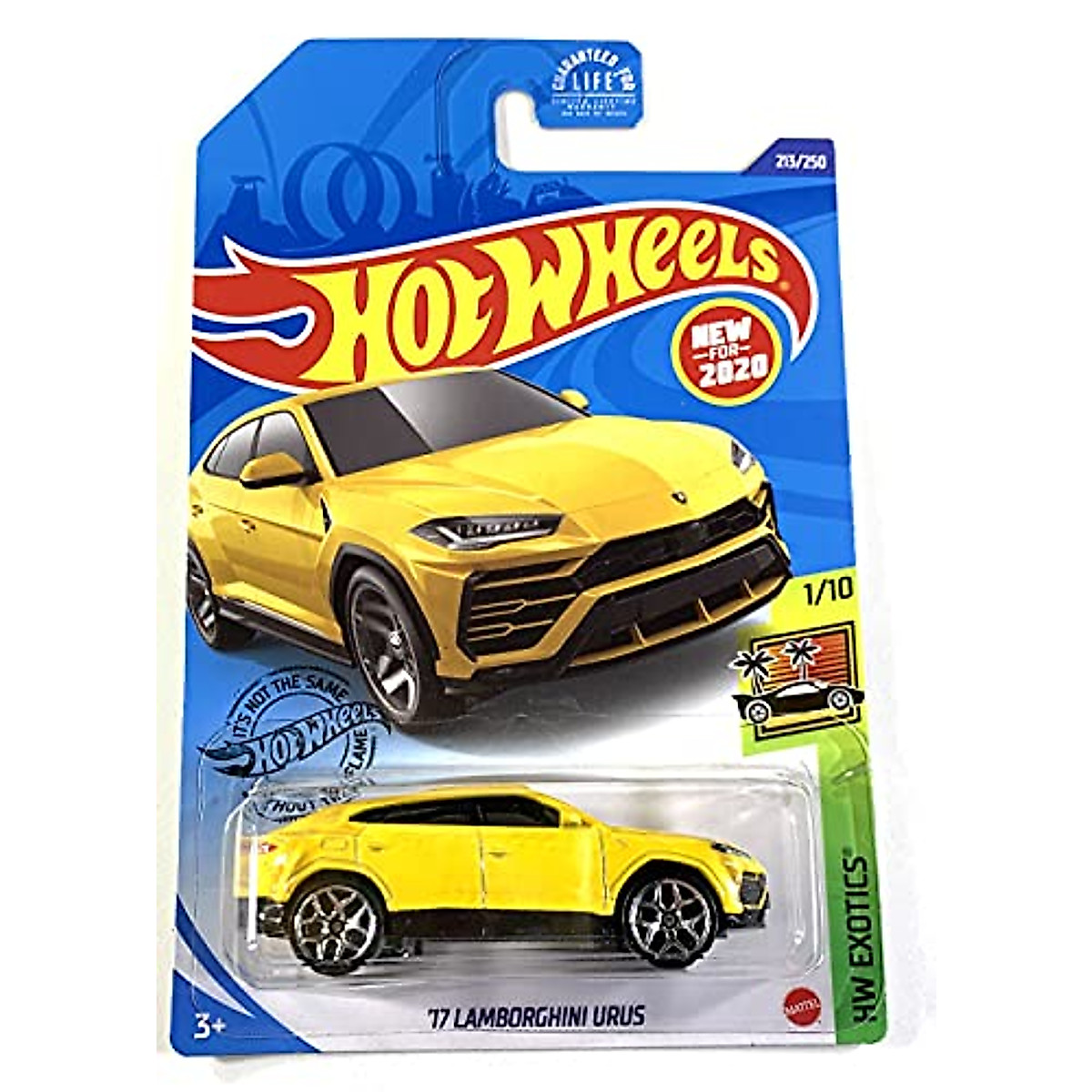 Hot Wheels 2020 Hw Exotics '17 Urus, Yellow 213/250