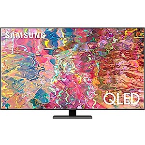 Samsung 65-Inch Class QLED Q80B Series - 4K UHD Direct Full Array Quantum HDR 12x Smart TV 2022 QN65Q80BAF Includes Free 2 Year , (QN65Q80BAFXZA)