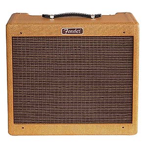 Fender Blues Junior Guitar Amplifier, Lacquered Tweed, with 2-Year Warranty